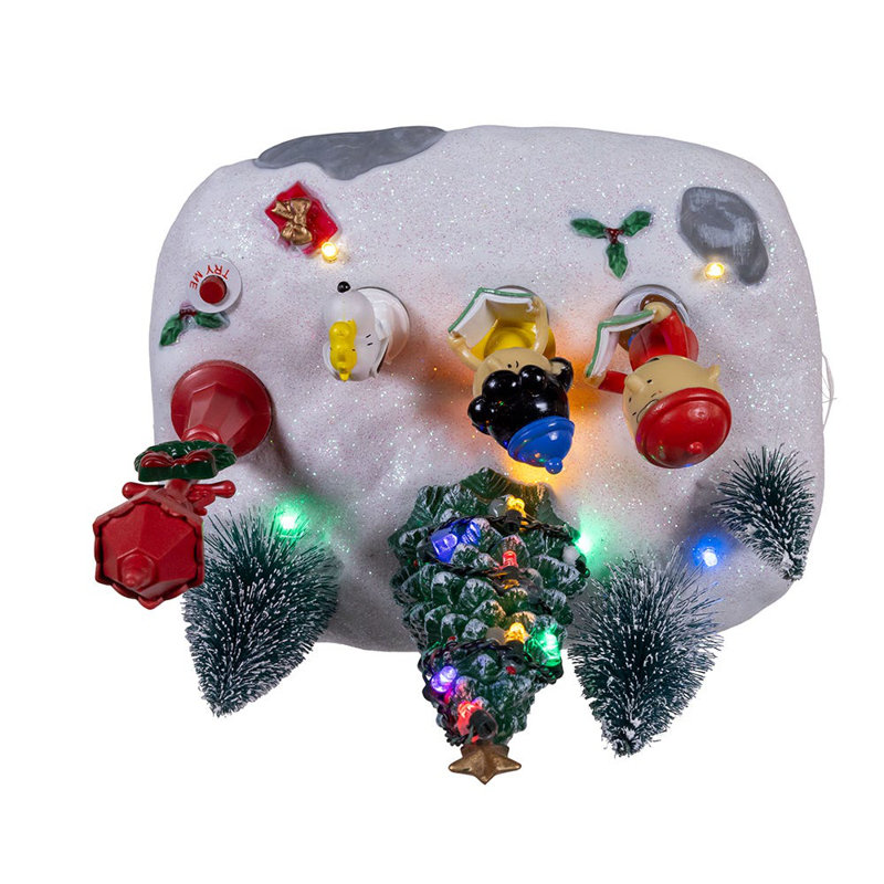 Kurt Adler 6-Inch Peanuts Battery-Operated Lighted Musical Carolers Table Piece | Wayfair